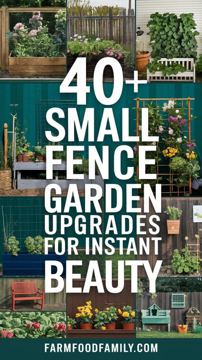 40+ Budget-Friendly Small Garden Around Fence Ideas You’ll Love (2025 ...