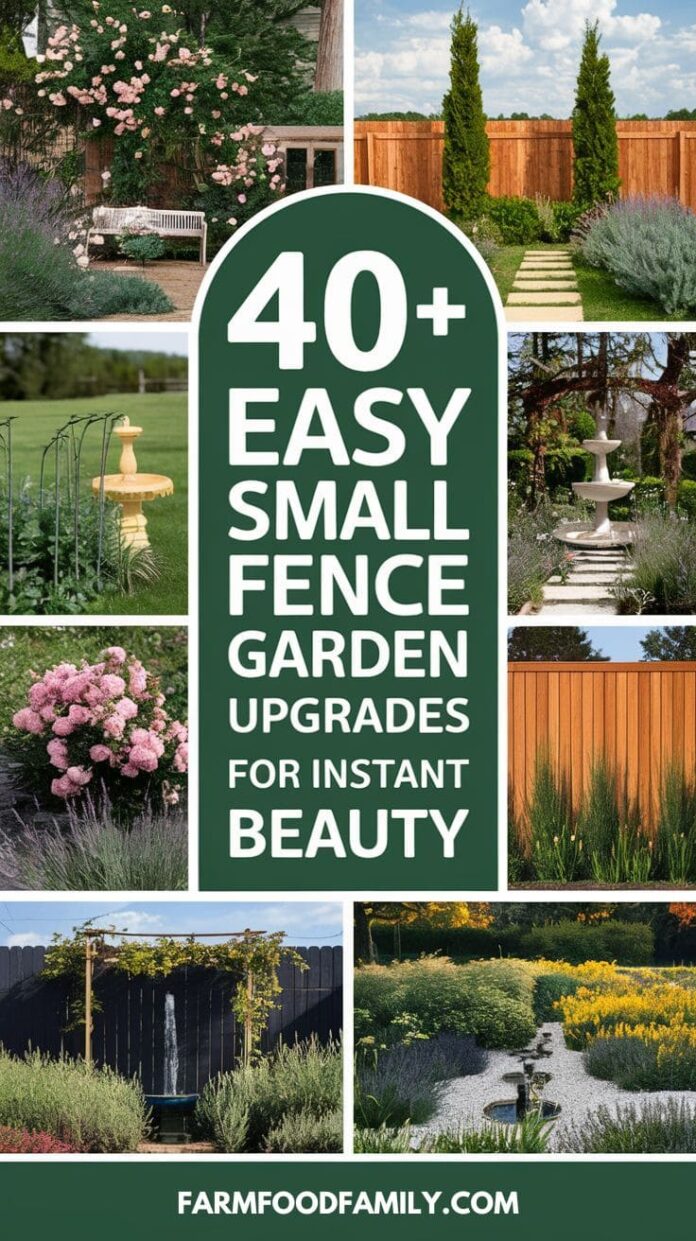 40+ Budget-Friendly Small Garden Around Fence Ideas You’ll Love (2025 ...