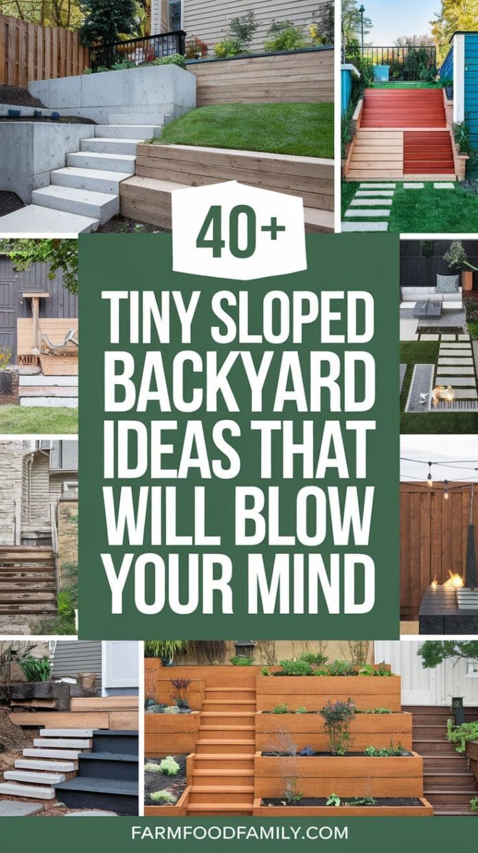 40+ Gorgeous Tiny Backyard Slope Ideas You’ll Want to Copy (2026 ...