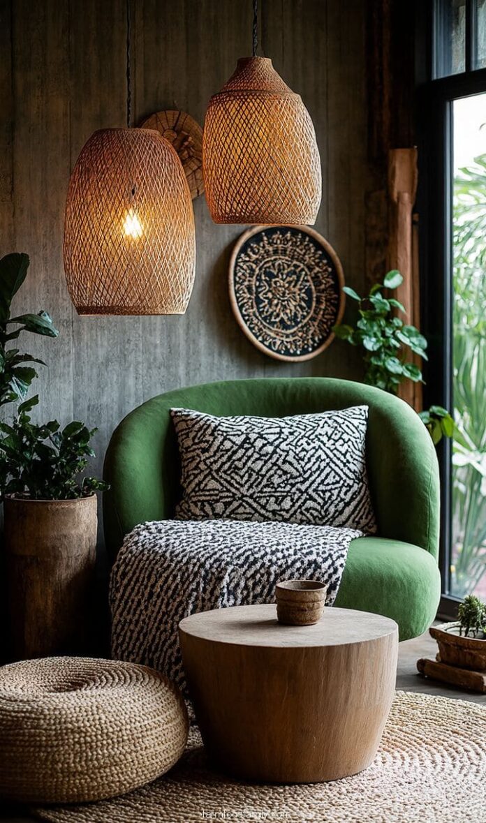 40+ Afrohemian Living Room Ideas That Feel Cozy & Chic (2025 ...