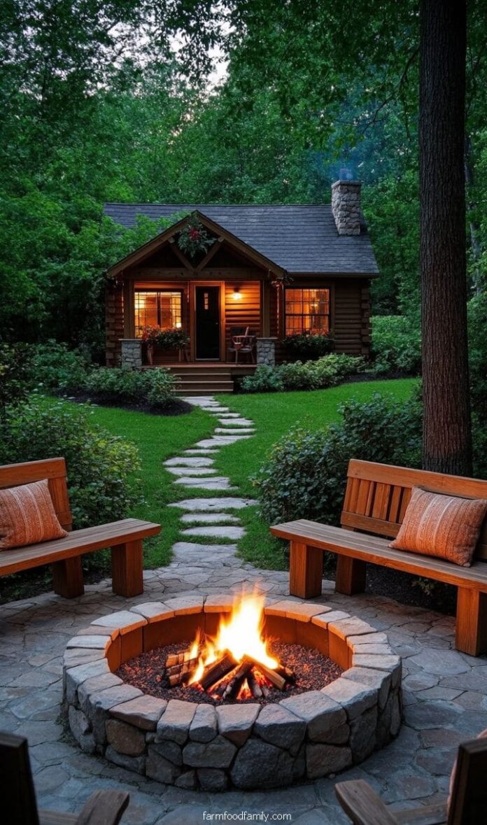 40+ Dreamy Cottage Fire Pit Ideas That’ll Transform Your Backyard (2025 ...