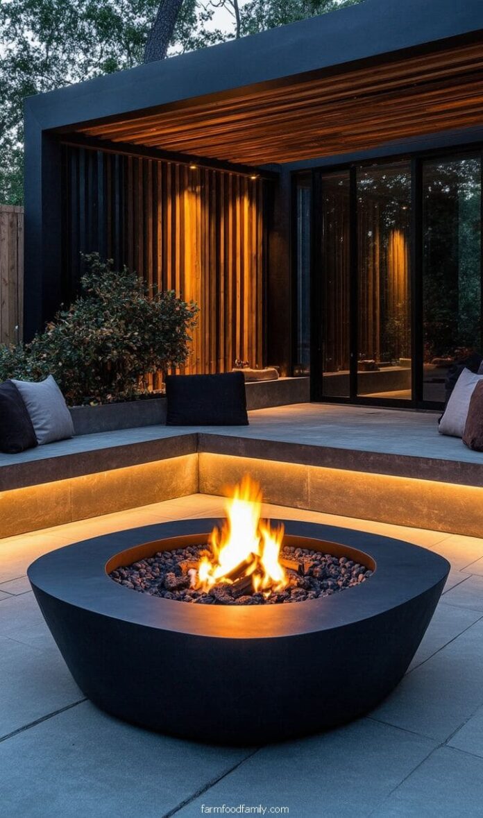 40+ Brilliant Metal Fire Pit Ideas to Make Your Patio Stand Out ...