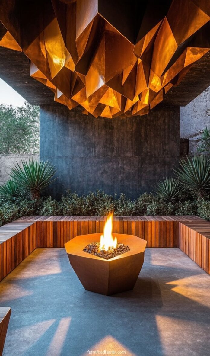 40+ Brilliant Metal Fire Pit Ideas to Make Your Patio Stand Out ...