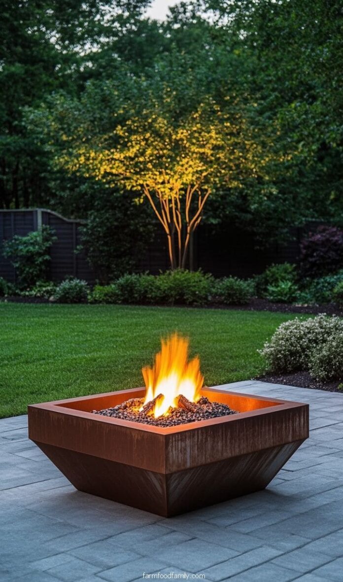 40+ Brilliant Metal Fire Pit Ideas to Make Your Patio Stand Out ...