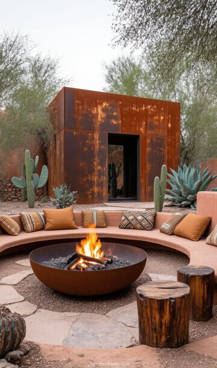 40+ Brilliant Metal Fire Pit Ideas to Make Your Patio Stand Out ...