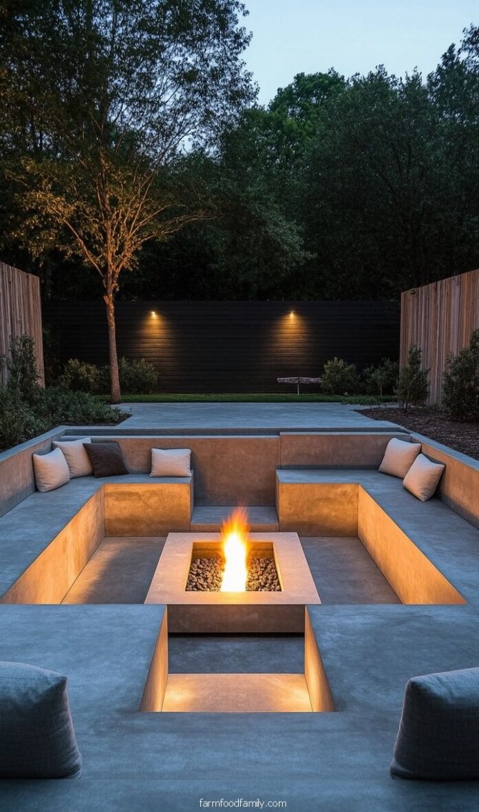 40+ Must-See In-Ground Fire Pit Ideas for Outdoor Bliss (2025 ...