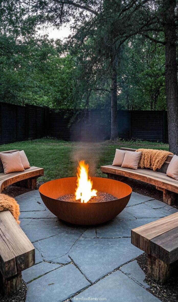 40+ Brilliant Metal Fire Pit Ideas to Make Your Patio Stand Out ...