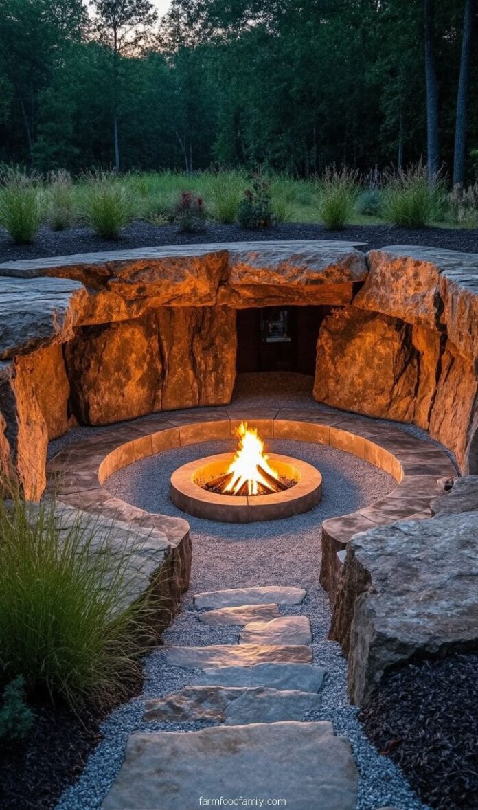 40+ Genius Natural Fire Pit Ideas for Cozy Nights (2026) FarmFoodFamily
