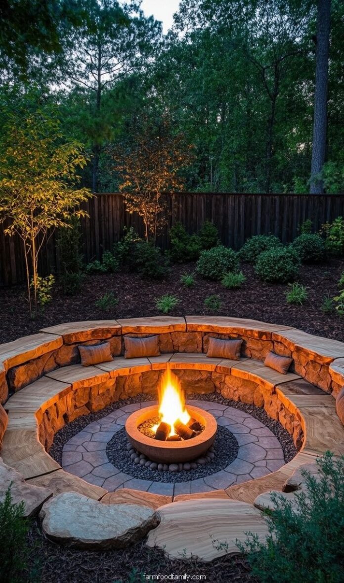 40+ Genius Natural Fire Pit Ideas for Cozy Nights (2026) FarmFoodFamily