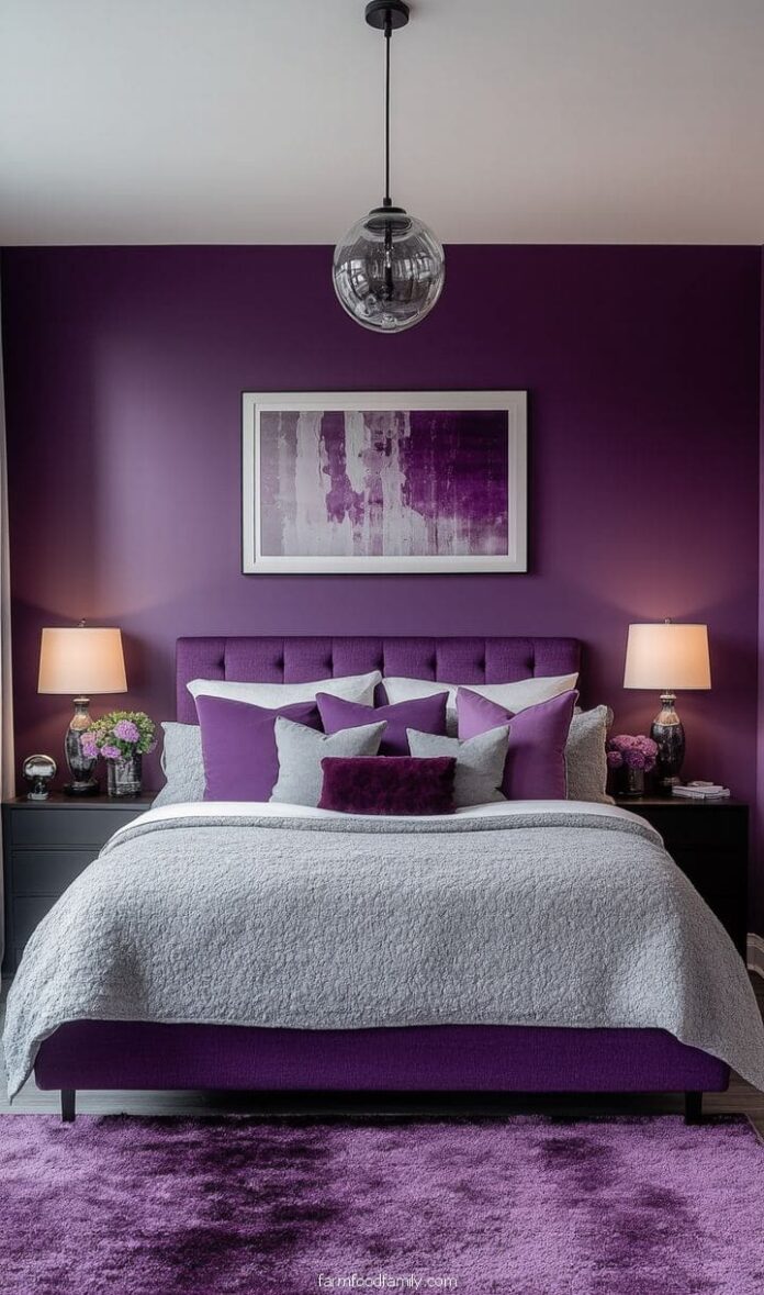 40+ Must-See Purple Bedroom Ideas That Wow Every Guest (2026 ...