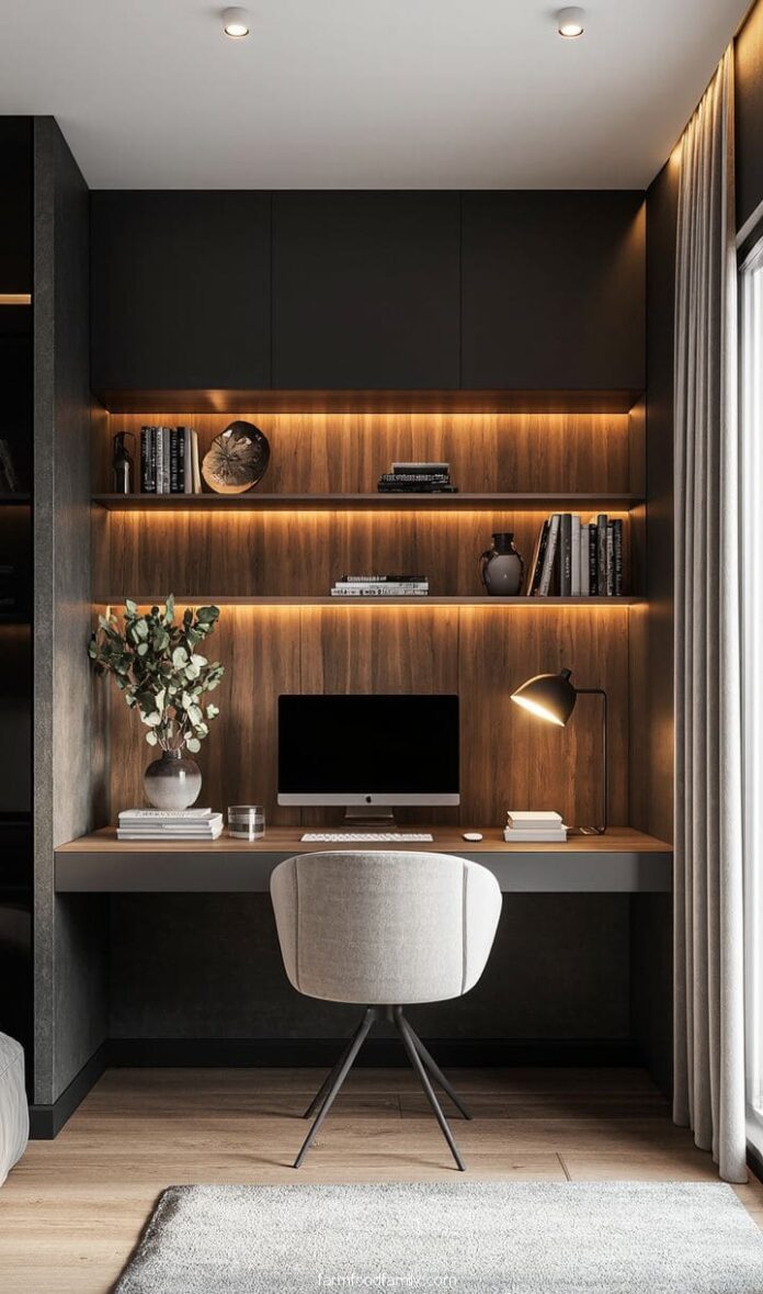 40+ Trendy Bedroom Office Ideas for the Perfect Work-Life Balance (2025 ...