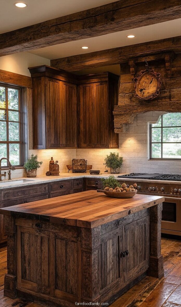 40+ Rustic Kitchen Ideas That Will Make Your Home Feel Cozy (2025 ...