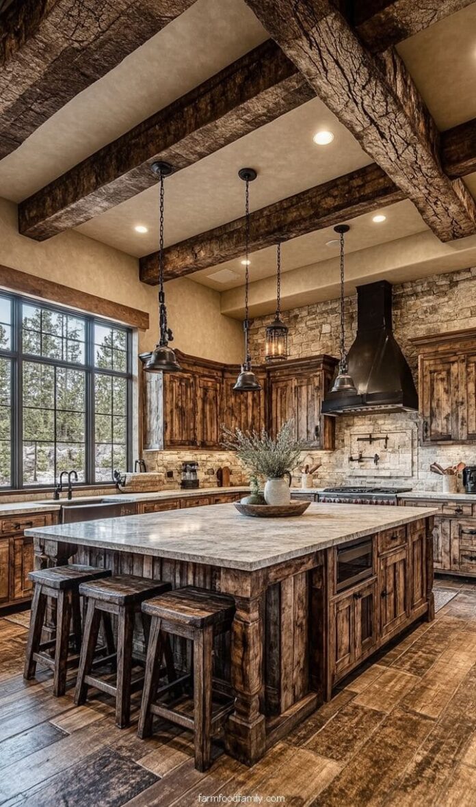 40+ Rustic Kitchen Ideas That Will Make Your Home Feel Cozy (2025 ...