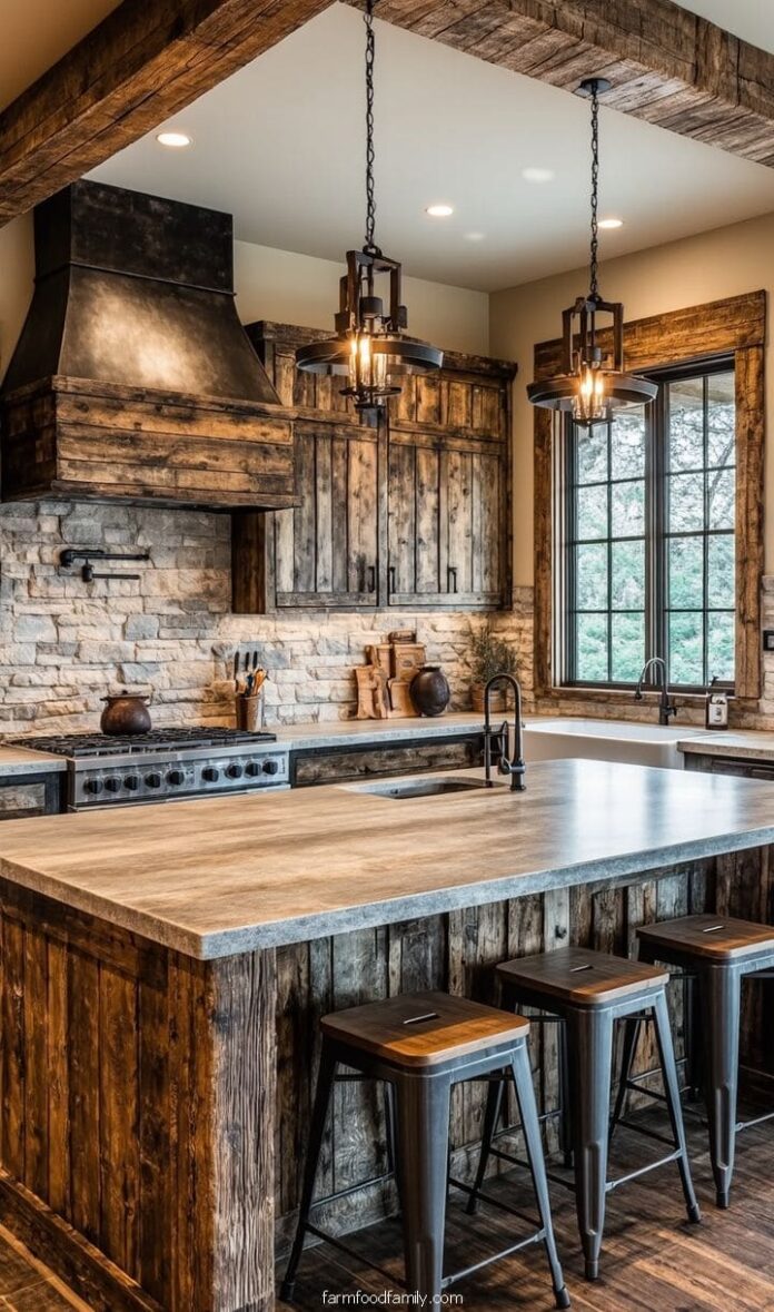 40+ Rustic Kitchen Ideas That Will Make Your Home Feel Cozy (2025 ...