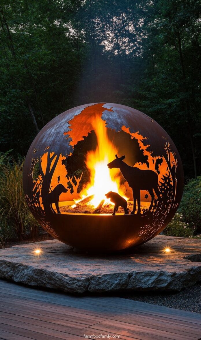 40+ Brilliant Metal Fire Pit Ideas to Make Your Patio Stand Out ...