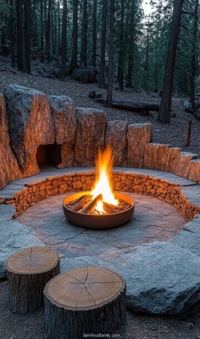 40+ Genius Natural Fire Pit Ideas for Cozy Nights (2025) FarmFoodFamily