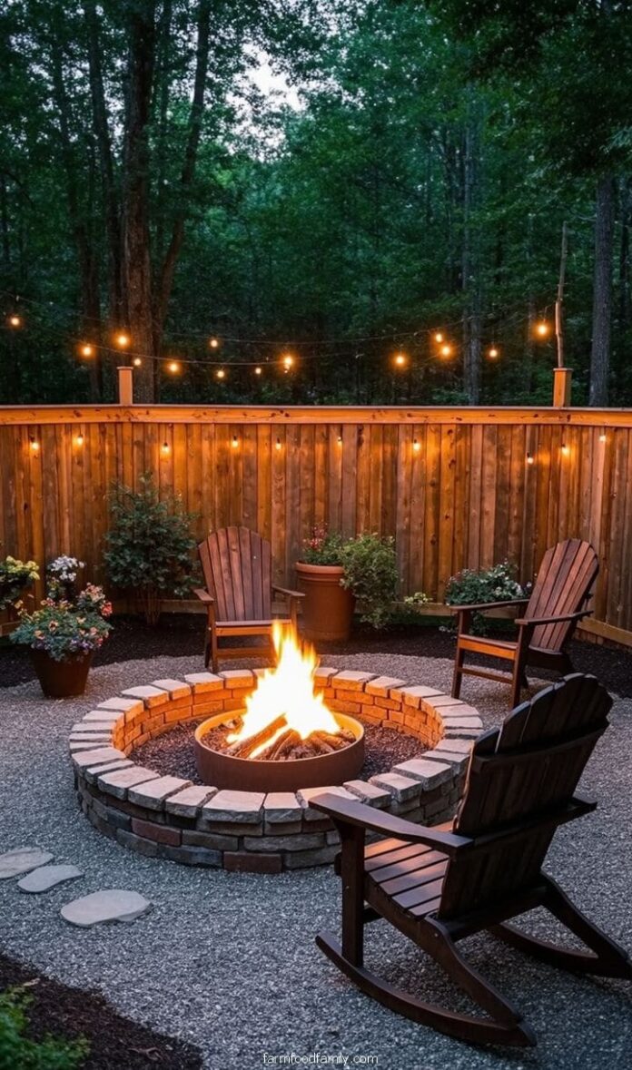 40+ Genius Natural Fire Pit Ideas for Cozy Nights (2025) FarmFoodFamily