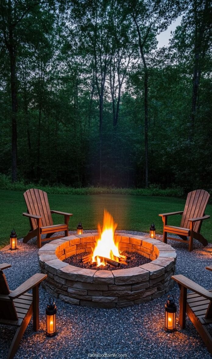 40+ Genius Natural Fire Pit Ideas for Cozy Nights (2025) FarmFoodFamily