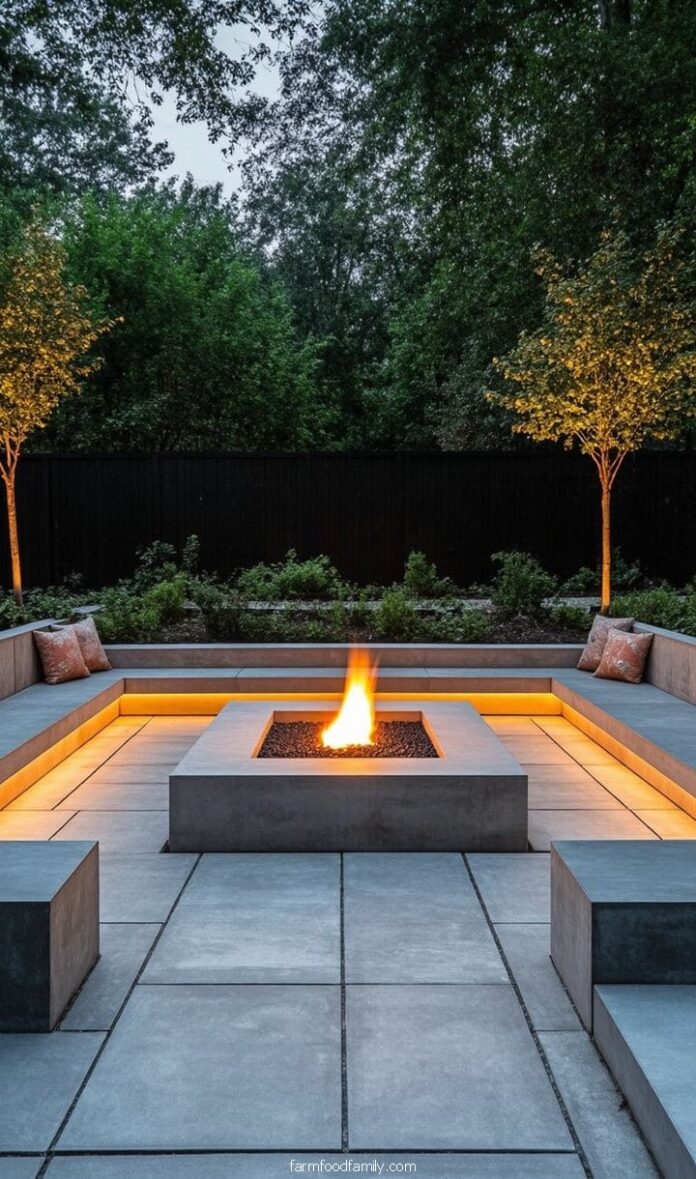 40+ Jaw-Dropping Paver Fire Pit Ideas for Outdoor ...
