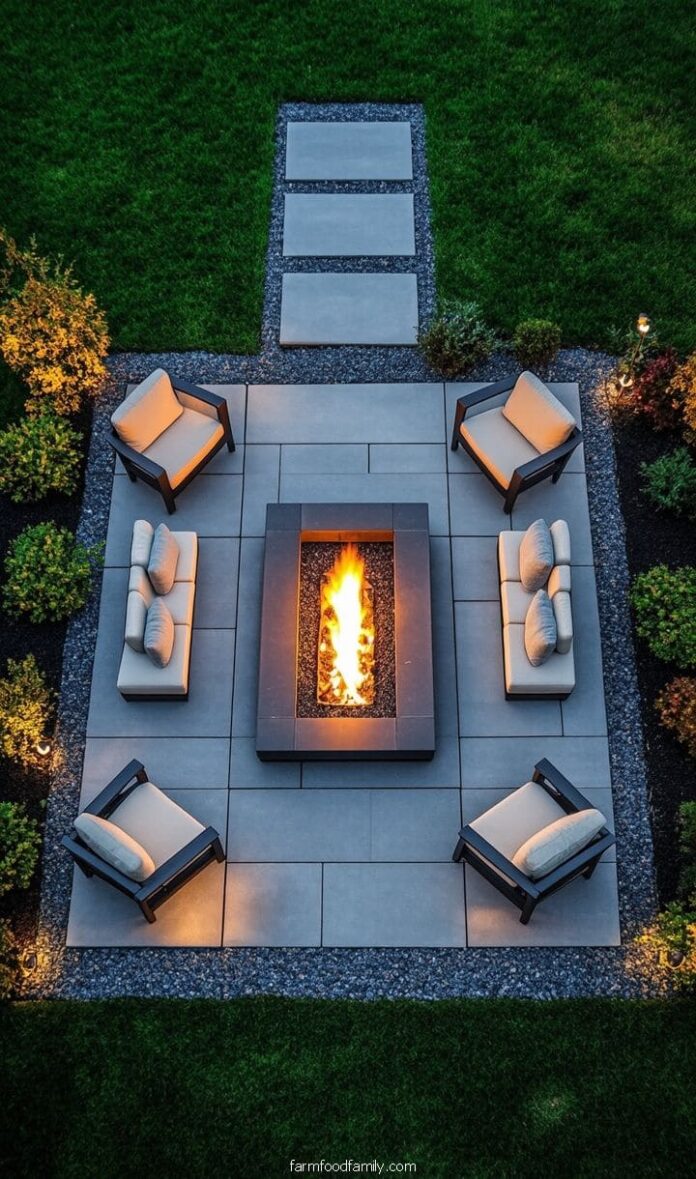 40+ Jaw-Dropping Paver Fire Pit Ideas for Outdoor EntertainingFarmFoodFamily