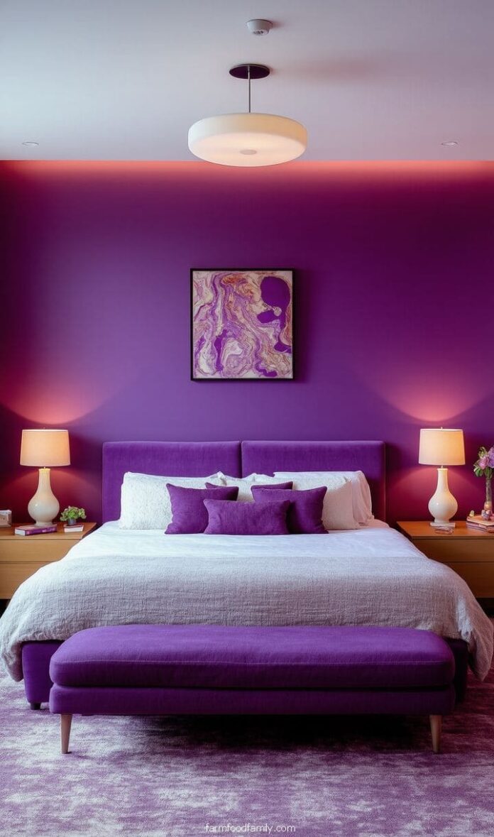 40+ Must-See Purple Bedroom Ideas That Wow Every Guest (2026 ...