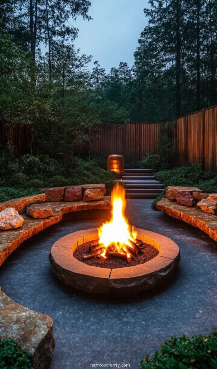 40+ Genius Natural Fire Pit Ideas for Cozy Nights (2026) FarmFoodFamily