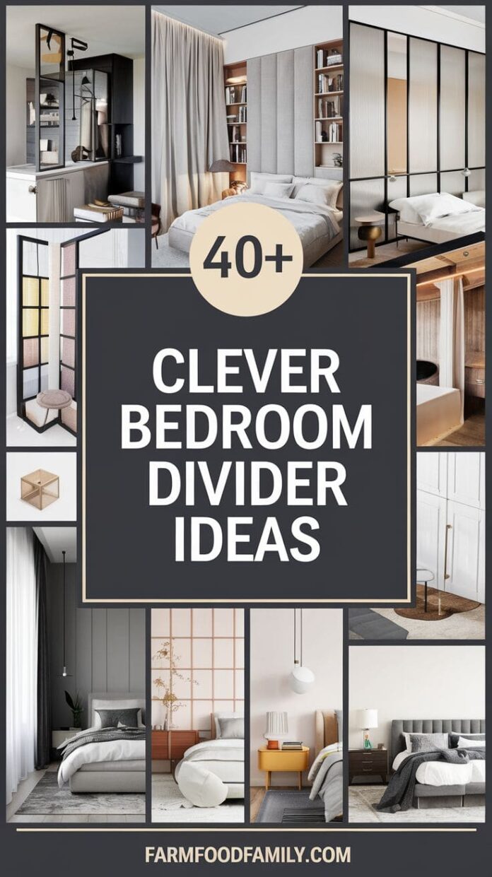 40+ Genius Bedroom Divider Ideas You Wish You Knew Sooner (2026 ...