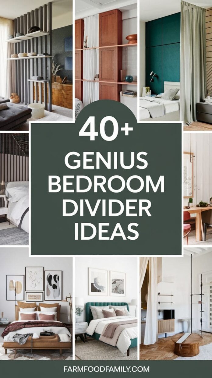 40+ Genius Bedroom Divider Ideas You Wish You Knew Sooner (2026 ...