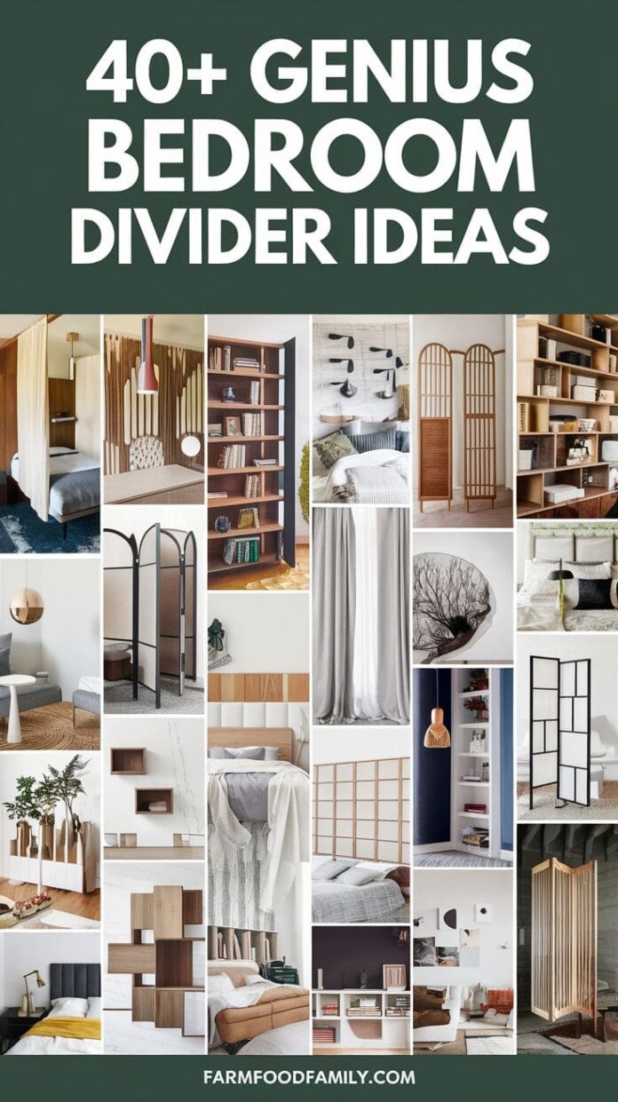 40+ Genius Bedroom Divider Ideas You Wish You Knew Sooner (2026 ...