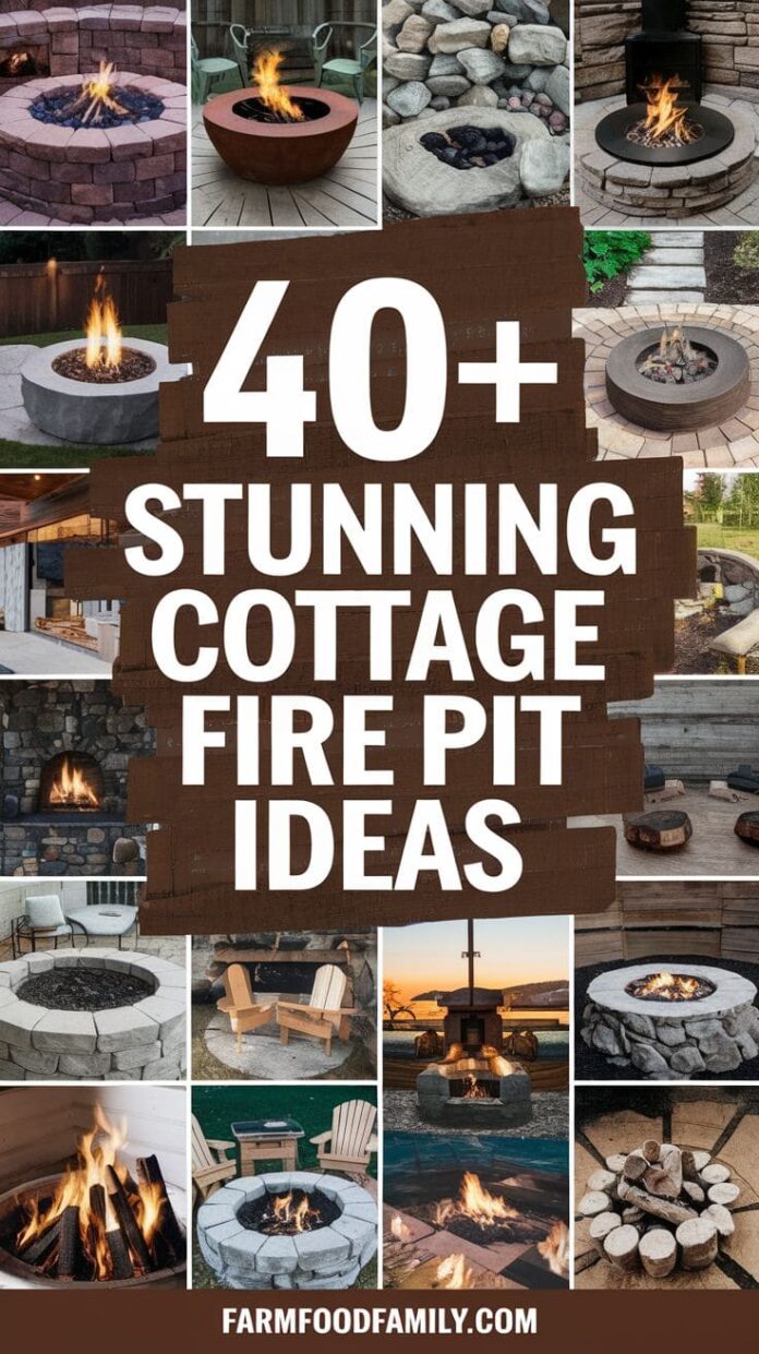 40+ Dreamy Cottage Fire Pit Ideas That’ll Transform Your Backyard (2025 ...