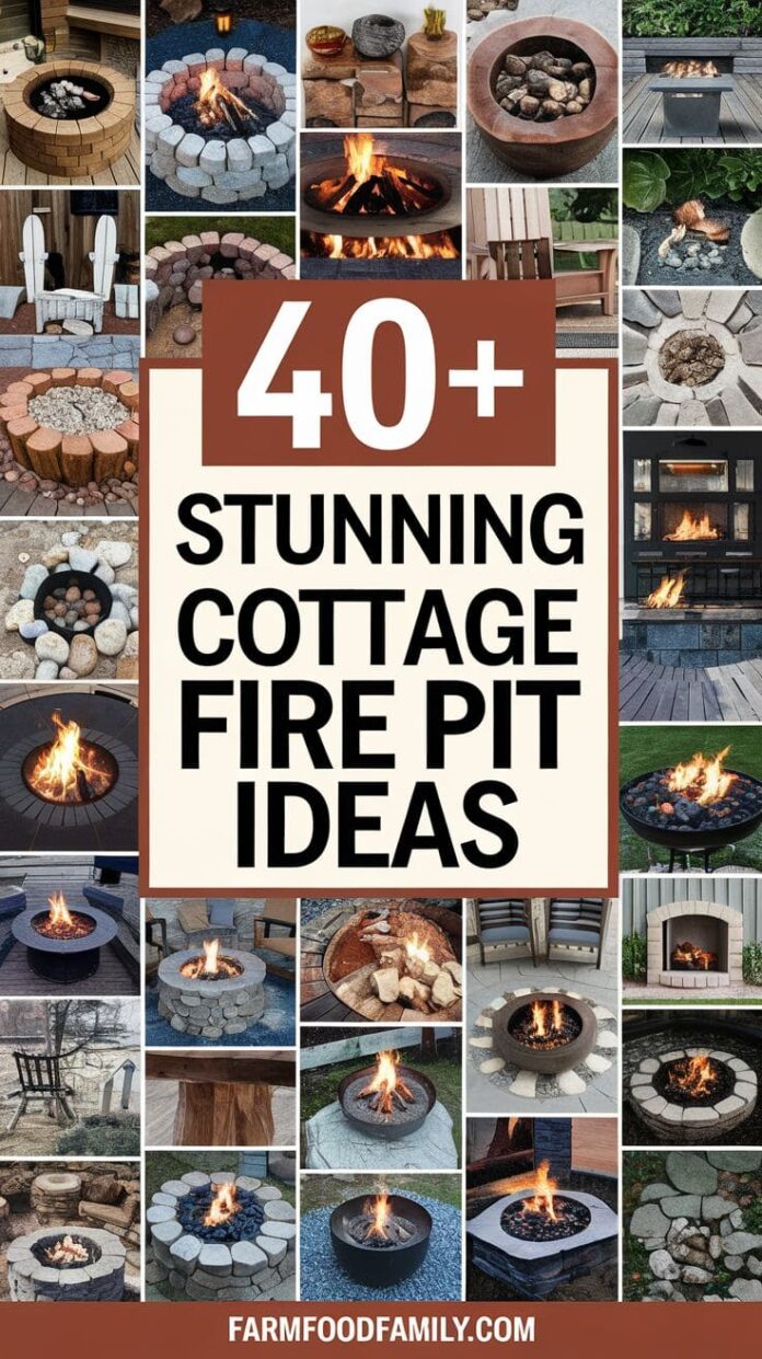 40+ Dreamy Cottage Fire Pit Ideas That’ll Transform Your Backyard (2025 ...