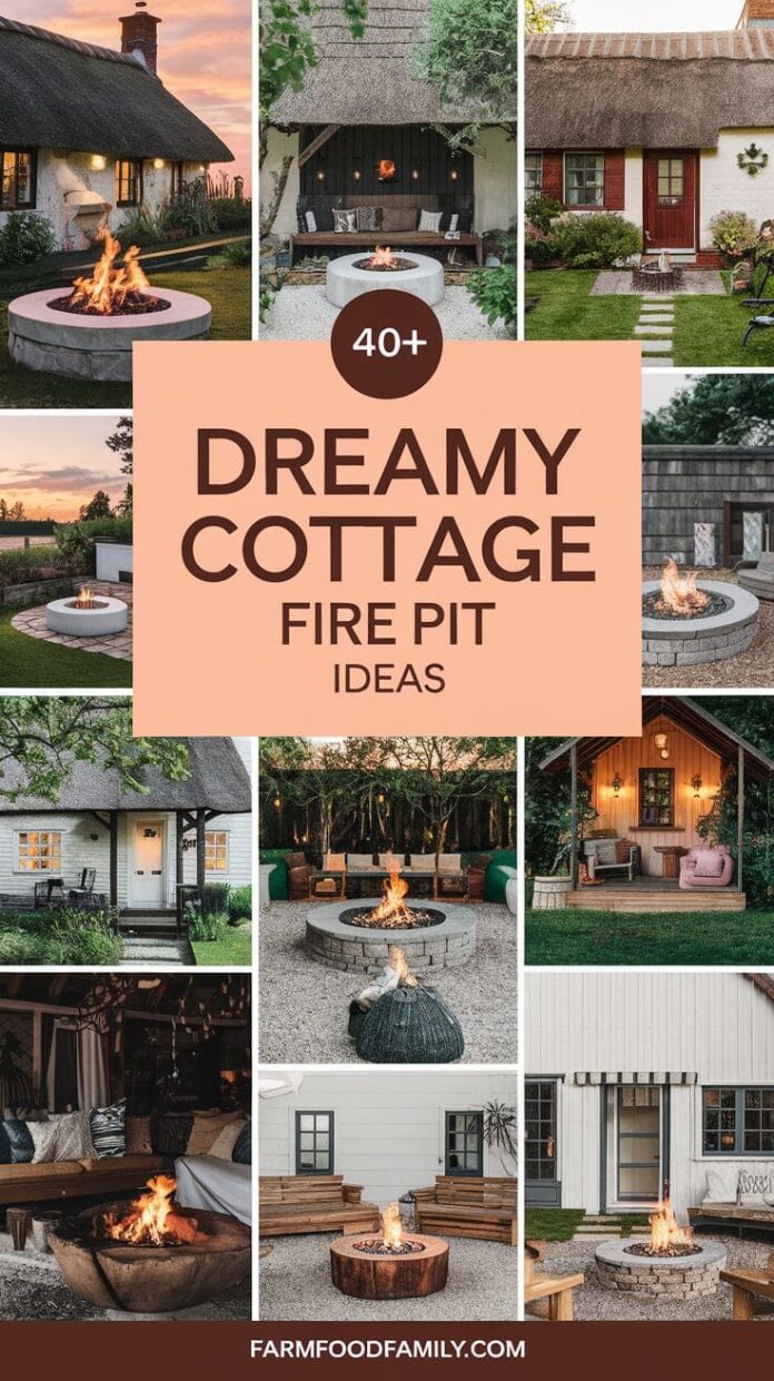 40+ Dreamy Cottage Fire Pit Ideas That’ll Transform Your Backyard (2025 ...