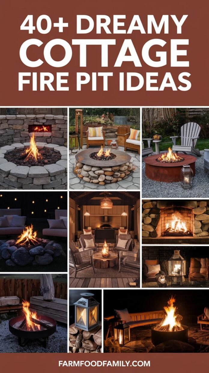 40+ Dreamy Cottage Fire Pit Ideas That’ll Transform Your Backyard (2025 ...