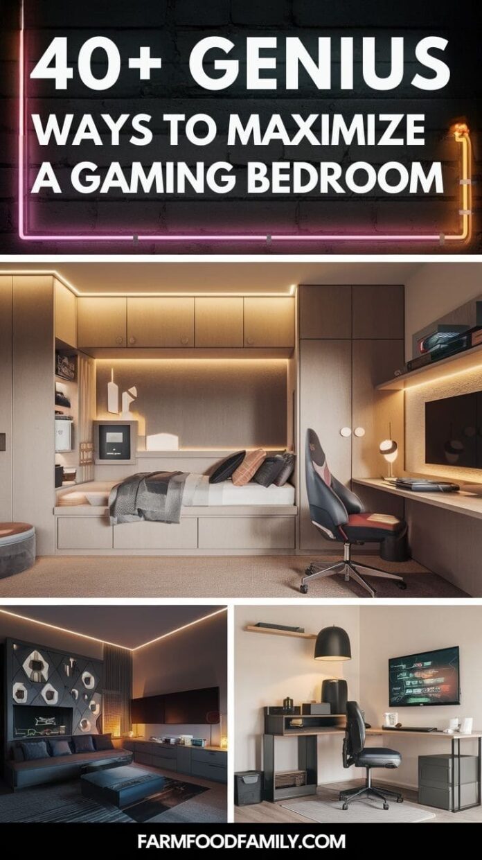 40+ Epic Gaming Bedroom Ideas for Small Spaces That Impress (2025 ...
