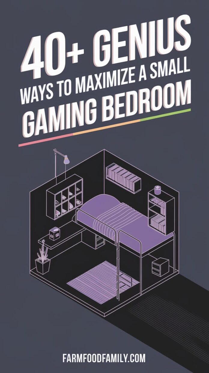 40+ Epic Gaming Bedroom Ideas for Small Spaces That Impress (2025 ...