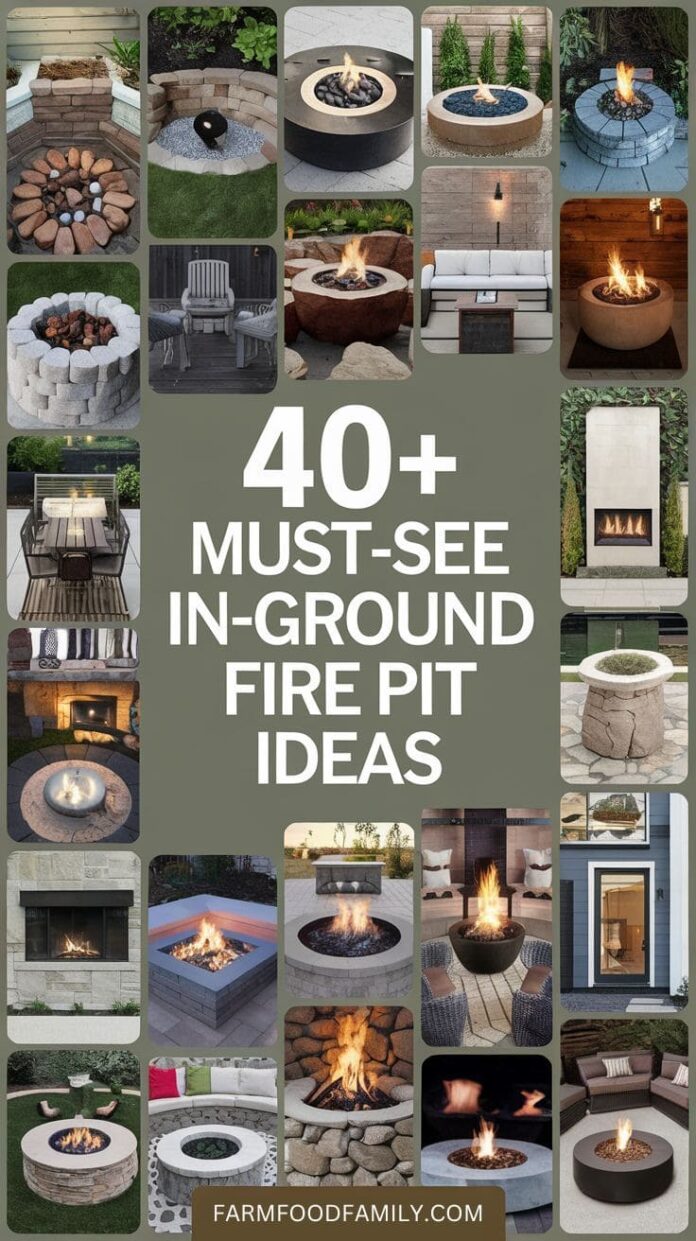40+ Must-See In-Ground Fire Pit Ideas for Outdoor Bliss (2026 ...