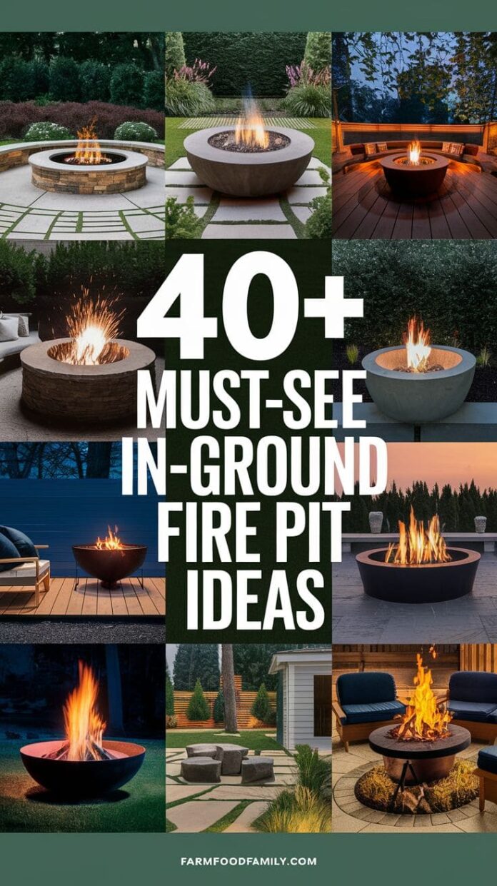 40+ Must-See In-Ground Fire Pit Ideas for Outdoor Bliss (2026 ...
