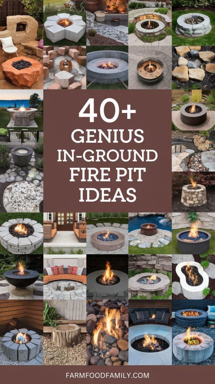 40+ Must-See In-Ground Fire Pit Ideas for Outdoor Bliss (2026 ...