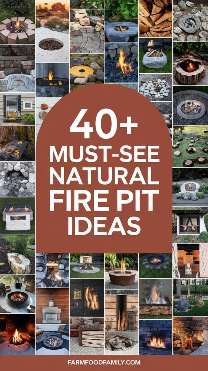 40+ Genius Natural Fire Pit Ideas for Cozy Nights (2026) FarmFoodFamily
