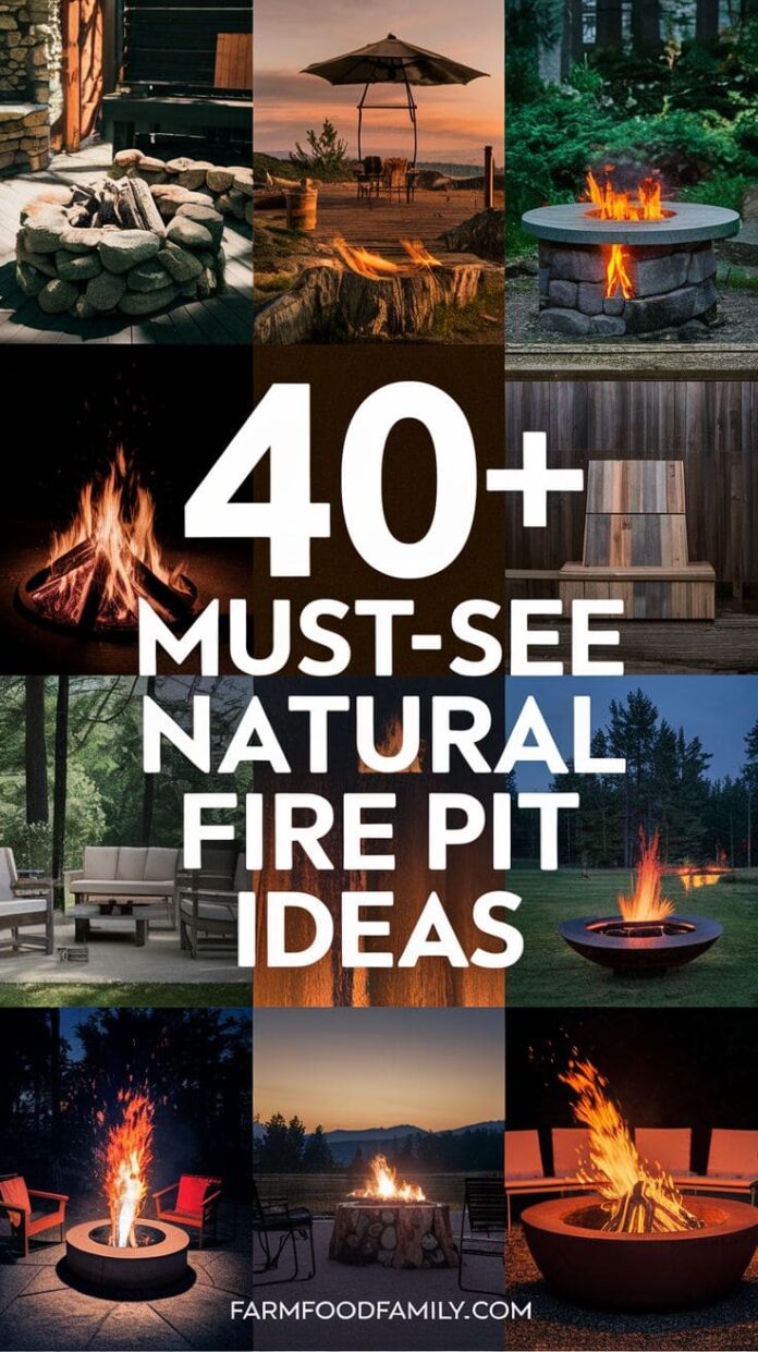 40+ Genius Natural Fire Pit Ideas for Cozy Nights (2026) FarmFoodFamily