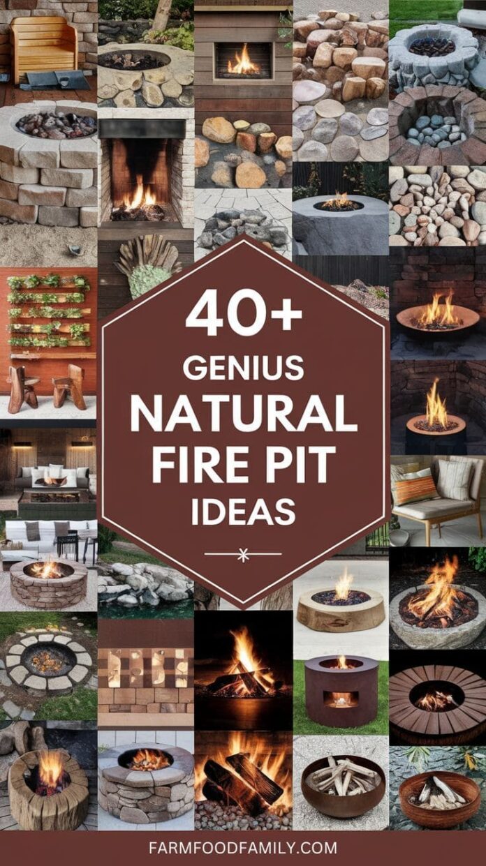 40+ Genius Natural Fire Pit Ideas for Cozy Nights (2026) FarmFoodFamily