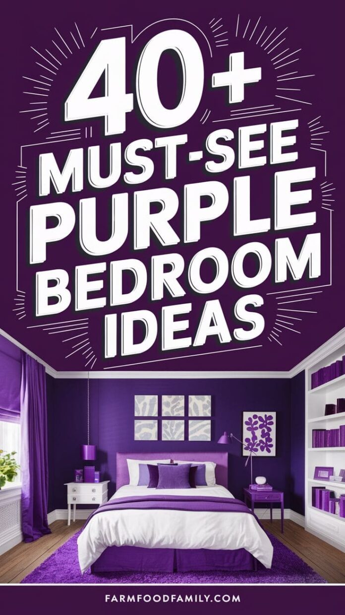 40+ Must-See Purple Bedroom Ideas That Wow Every Guest (2026 ...
