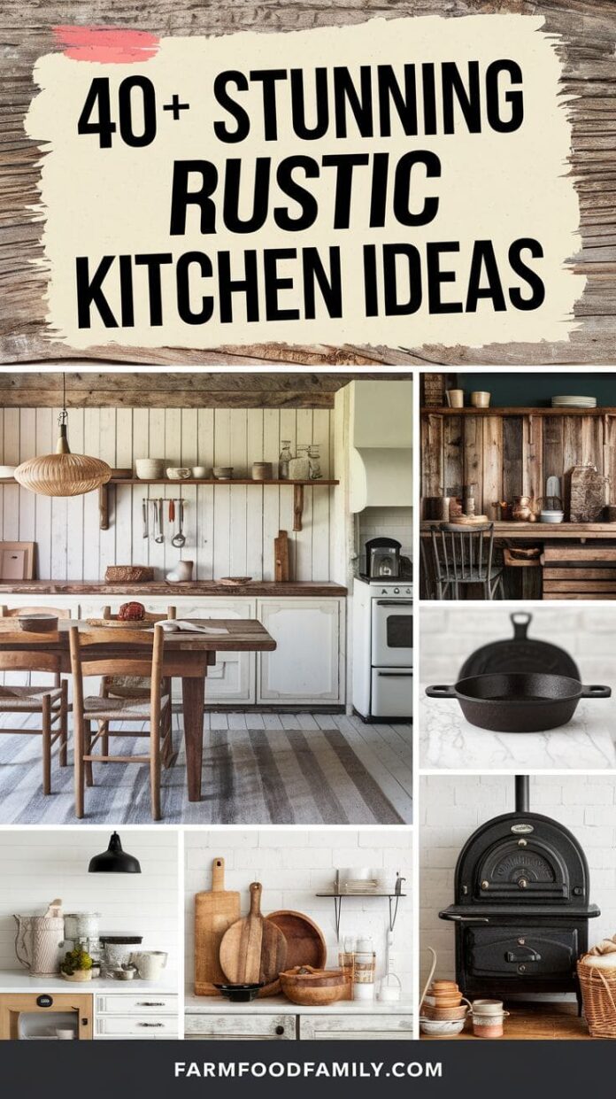 40+ Rustic Kitchen Ideas That Will Make Your Home Feel Cozy (2025 ...