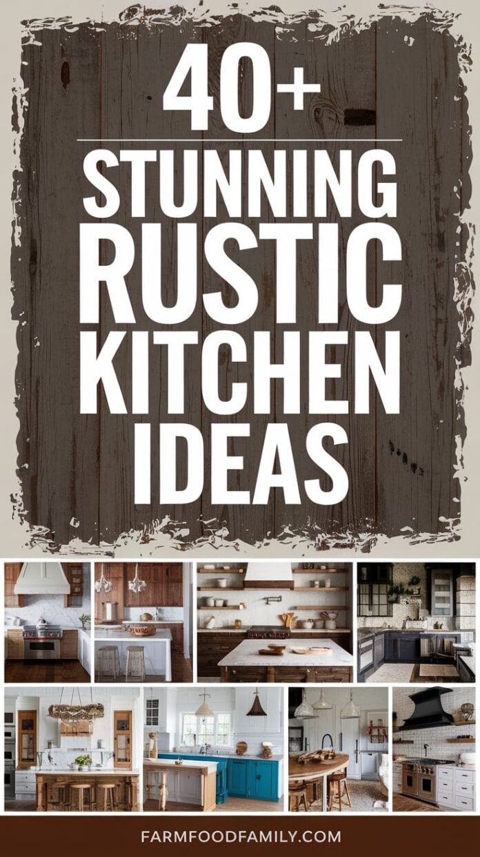 40+ Rustic Kitchen Ideas That Will Make Your Home Feel Cozy (2025 ...