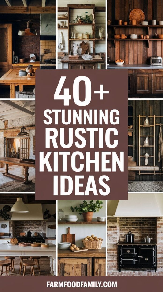 40+ Rustic Kitchen Ideas That Will Make Your Home Feel Cozy (2025 ...