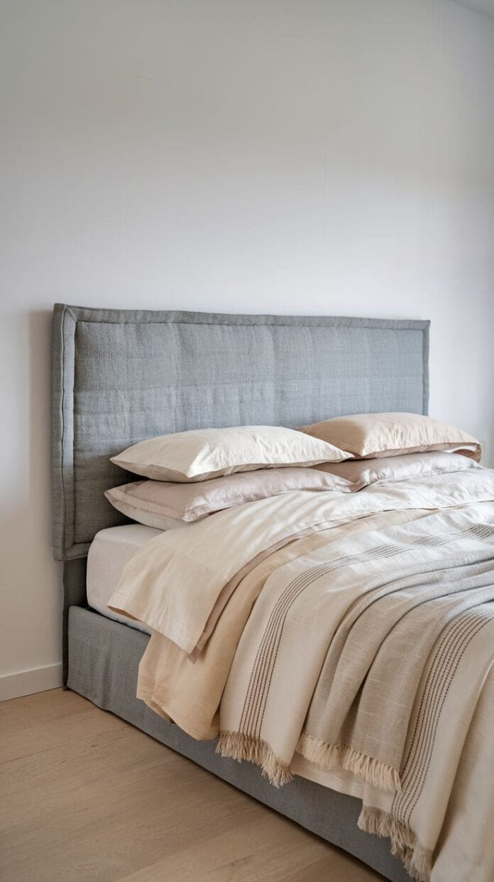 40+ Stunning Grey Headboard Bedroom Ideas You’ll Want to Copy (2026 ...