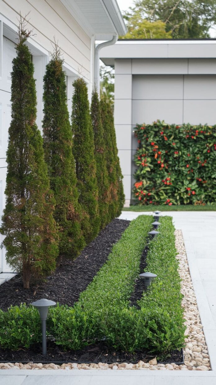 40+ Genius Side Yard Landscaping Ideas That Transform a Boring Garage ...