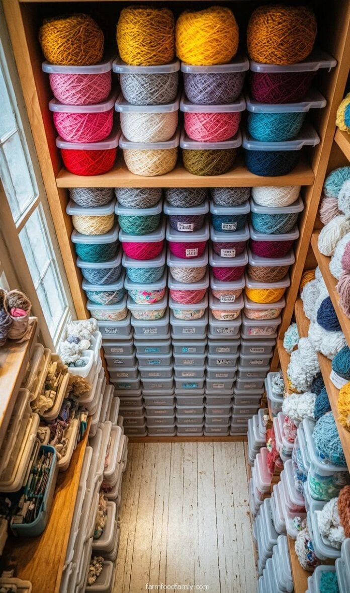 40+ Brilliant Yarn Storage Ideas Every Crafter Needs (2025 ...