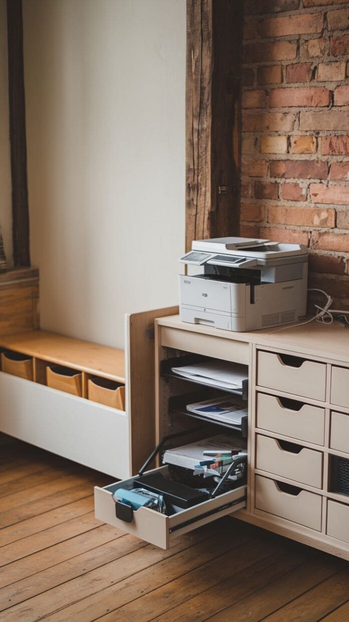 40+ Must-See Printer Storage Ideas That Actually Work (2025 ...