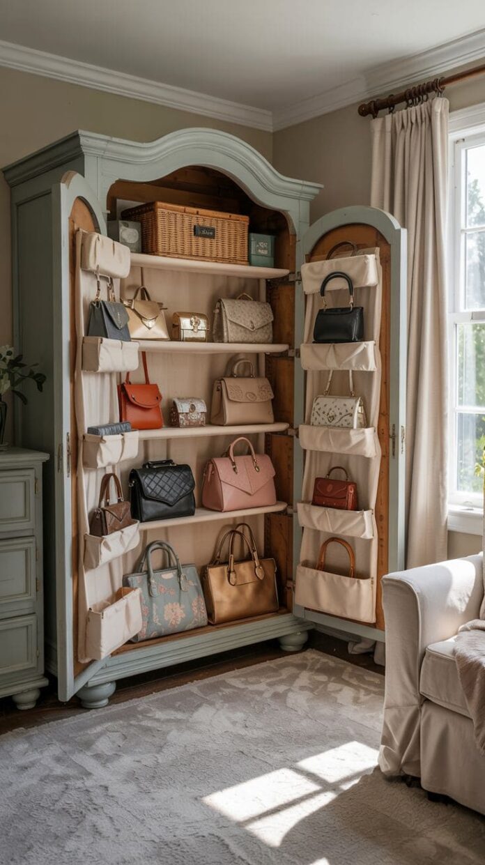 40+ Brilliant Purse Storage Ideas for Small Spaces That Actually Work ...